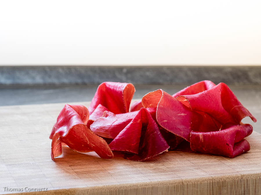 Bündnerfleisch - Dreiminutenei